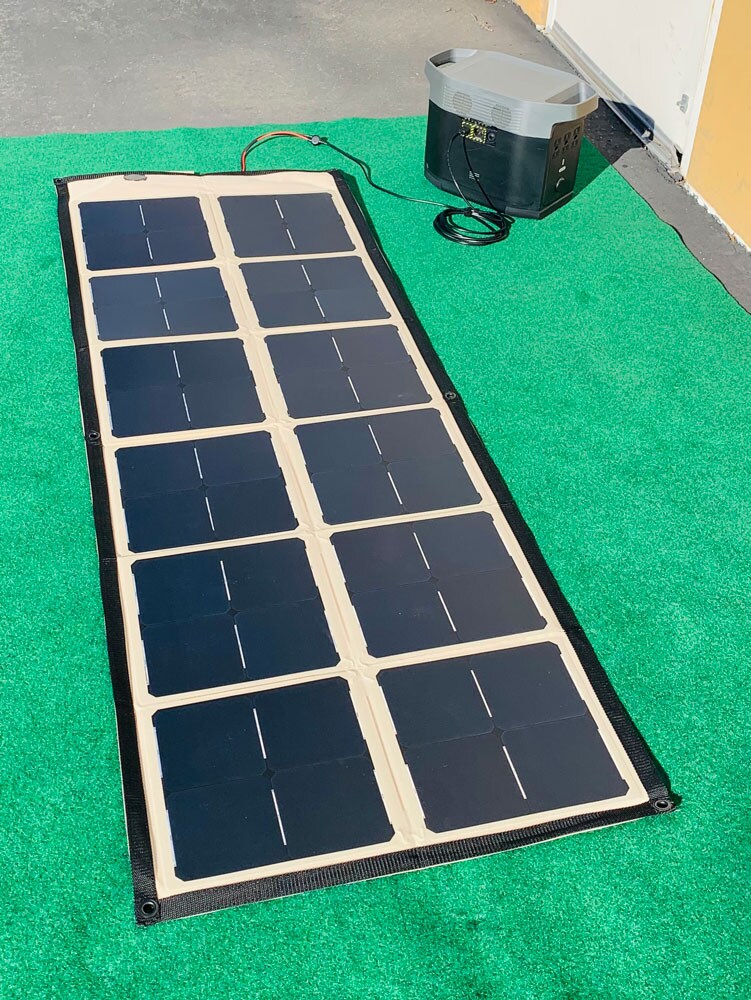 PowerFilm 160W Crystalline Foldable Solar Panel - 27.1V, 5.6A, 6.7 lbs ...